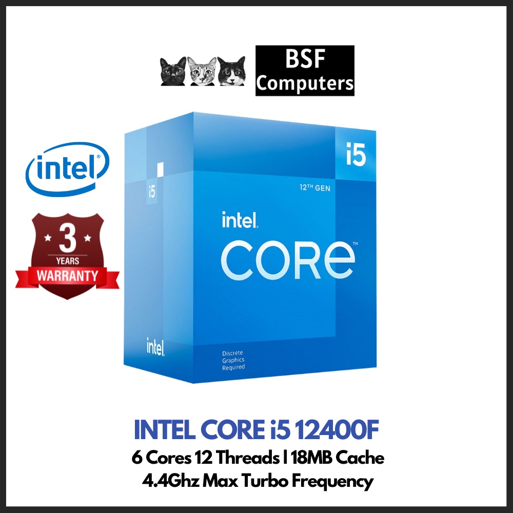 [Year End Sale] Intel Core i5 12400F Processor 6 Cores 12 Threads LGA ...