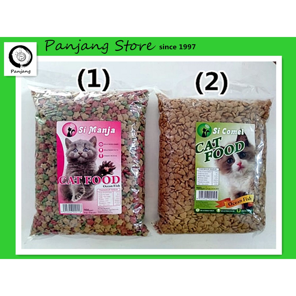 SI MANJA / SI COMEL MAKANAN KUCING 900G | Shopee Malaysia