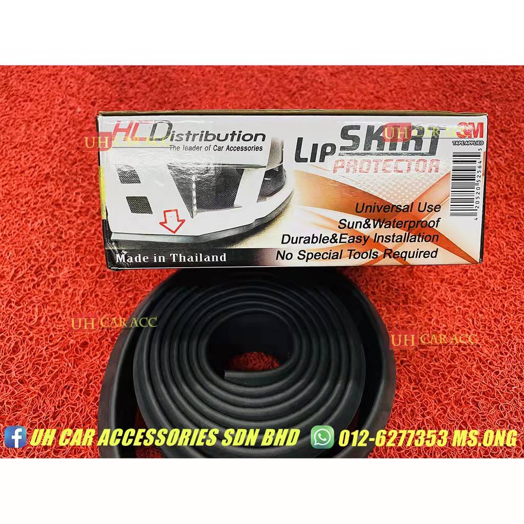 UNIVERSAL FRONT LIP FRONT BUMPER DIFFUSER RUBBER LIP DIFFUSER SIDE ...