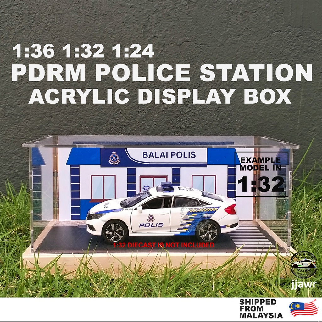 1:36 1:32 1:24 PDRM Police Station Balai Polis Diraja Malaysia Model ...