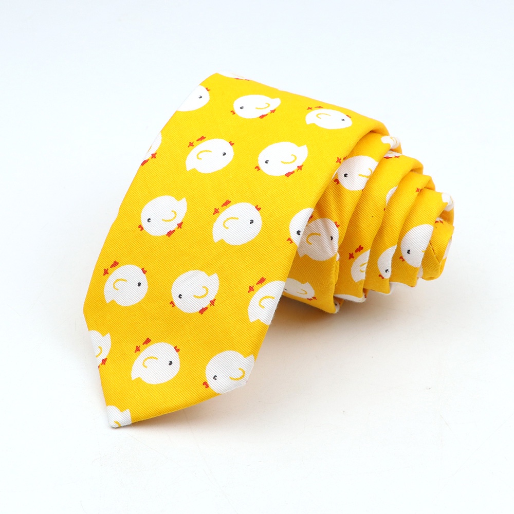 ZONFAZ Cute Colourful Cartoon Neckties For Men Women Skinny Cotton ...