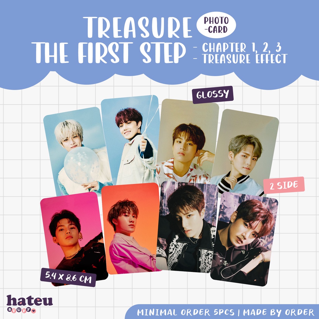 Treasure Unofficial Photocard The First Step: Chapter 1, 2, 3 ...
