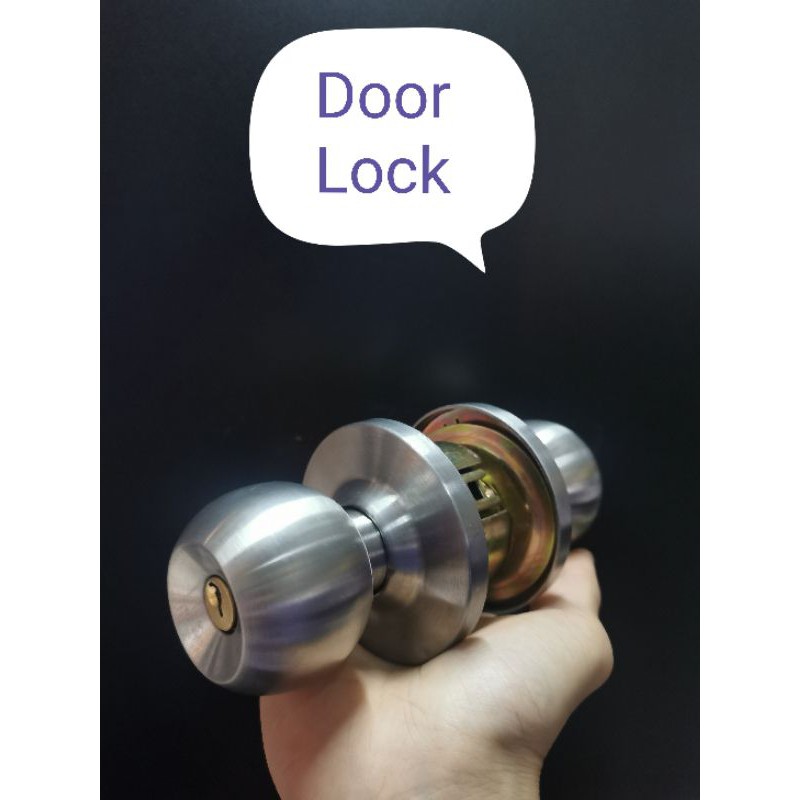 NAVATO Tombol Pintu/ Cylindrical Door Lock (5887SS) | Shopee Malaysia