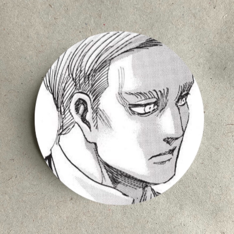 ANIME MANGA PANEL BUTTON BADGE (AOT EDITION) | Shopee Malaysia