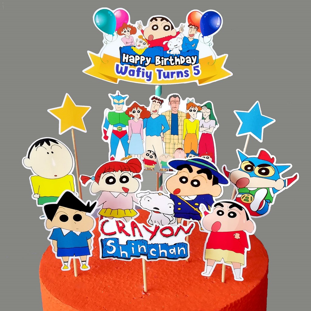 Cake Topper Crayon Shin Chan (For Cake Decoration) | Shopee Malaysia