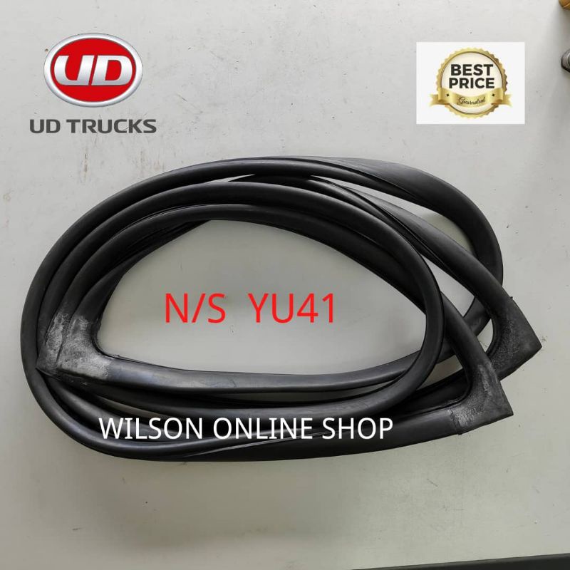 UD Nissan Yu41 Front/Depan Windscreen Rubber,Getah Cermin Besar ...