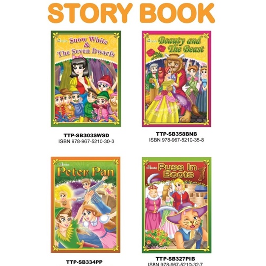 RM2 - Children Books Dot to Dot Fairy Tales For Kids / Story Books ...