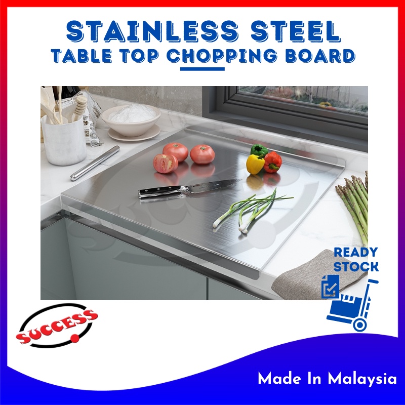 SUCCESS SUS304 Food Grade Table Top Stainless Steel Chopping Board ...