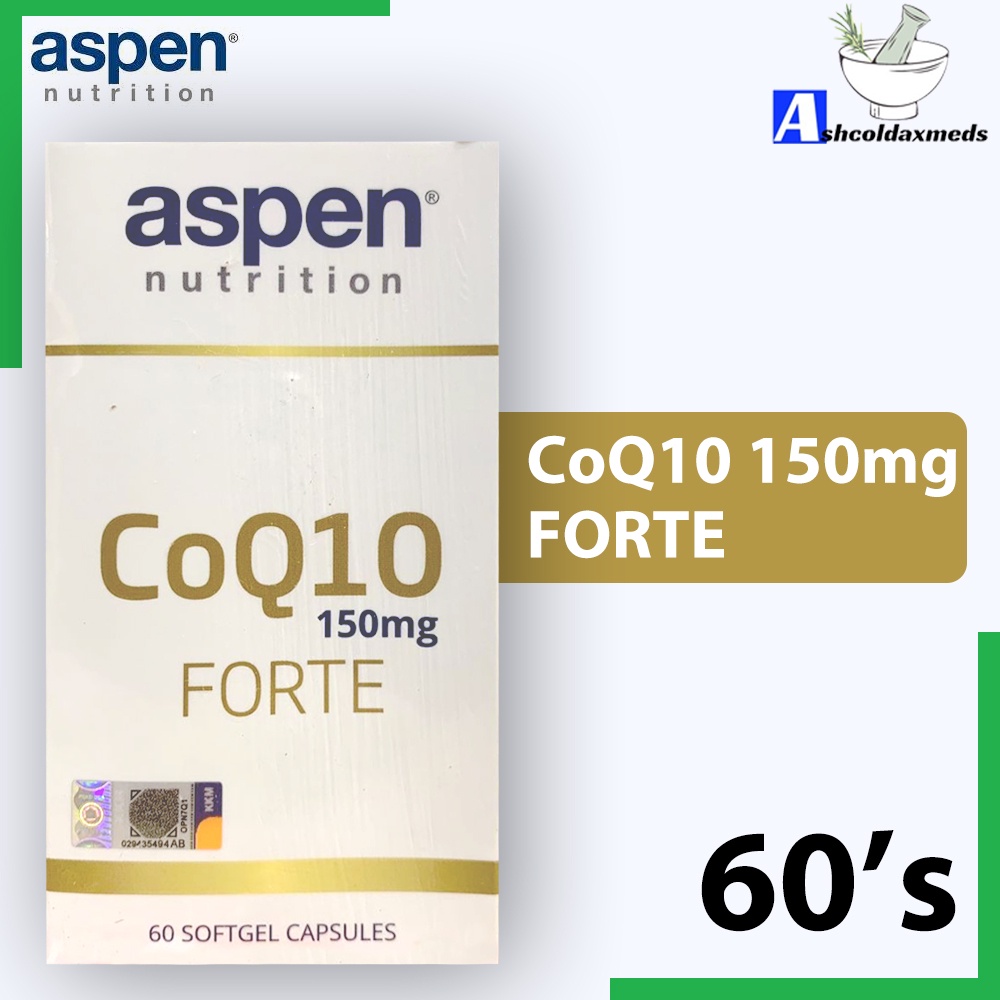 Aspen CoQ10 150mg Forte 60'S EXP11/2026 | Shopee Malaysia