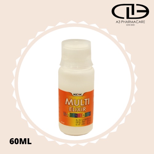 MULTI ELIXIR MULTIVITAMIN 60ML | Shopee Malaysia