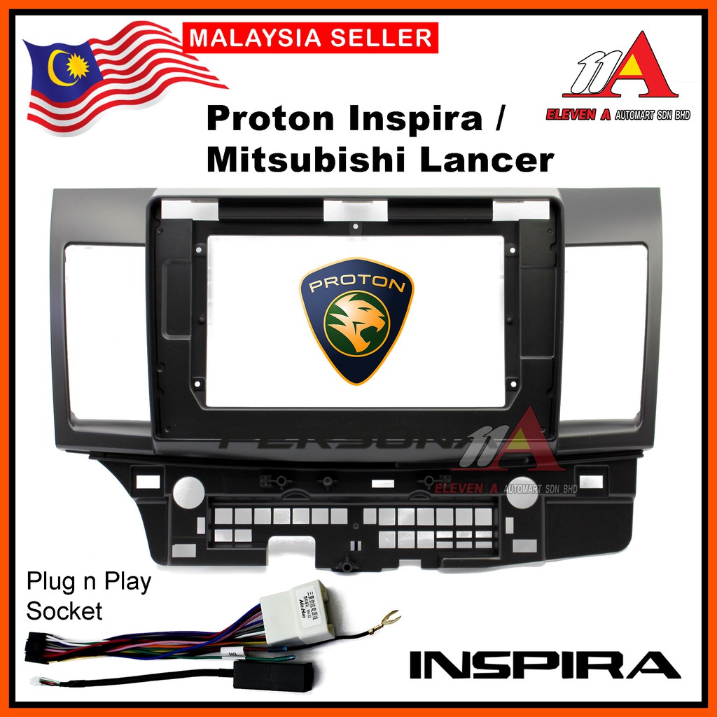 Proton Inspira Mitsubishi Lancer T3 Allwinner Quad Core 10 Ips Screen Android Player Car