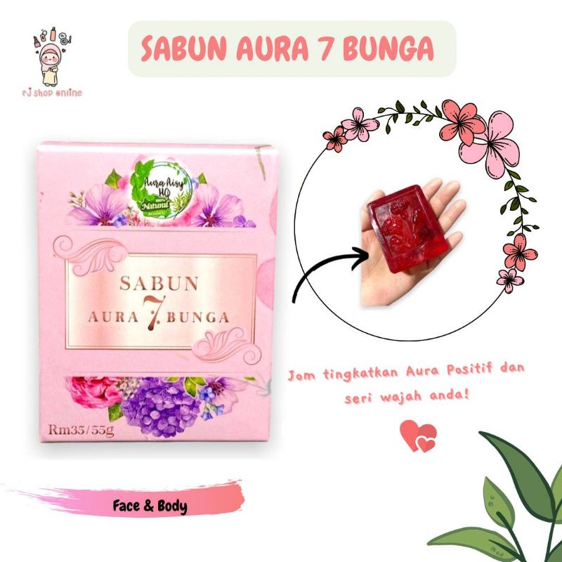 Sabun Mandian Aura 7 Bunga Aura Aisy | Shopee Malaysia