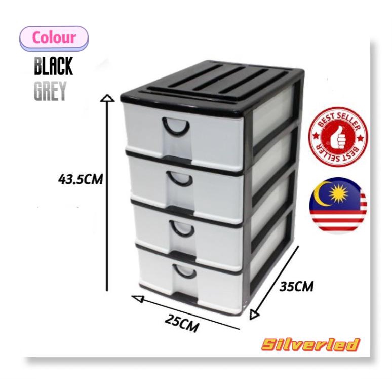Mini Drawer A4 (2,3,4,5 Tier) | Shopee Malaysia