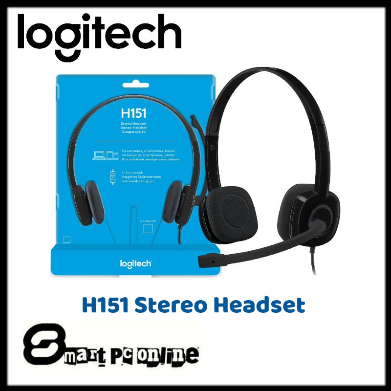 Logitech H151 Stereo Headset Multi-device Headset | Shopee Malaysia
