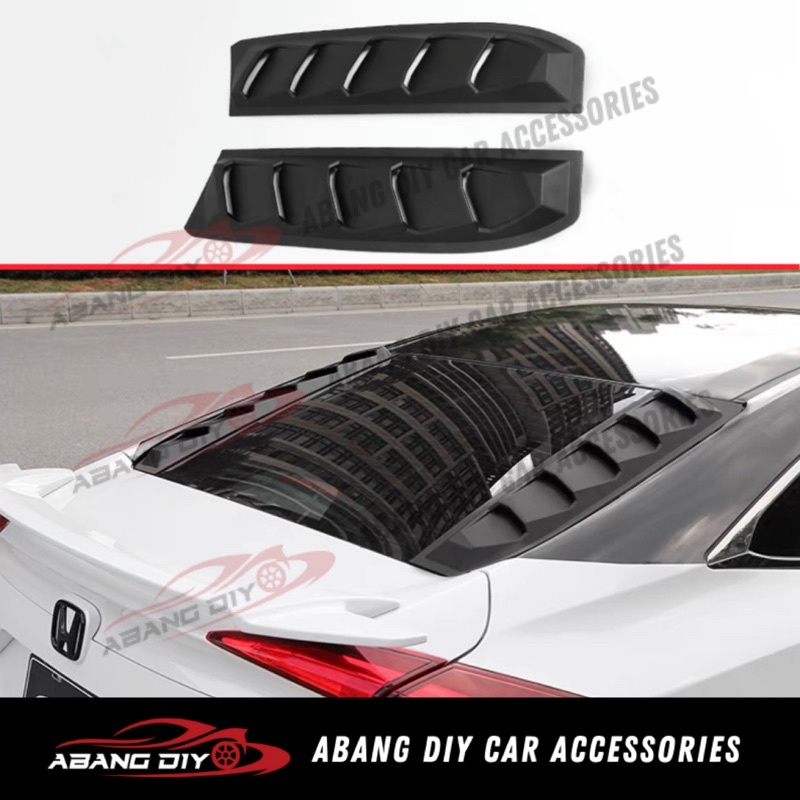 Honda Civic FC (2017-2021) Rear Louvers Vents Cover | Shopee Malaysia