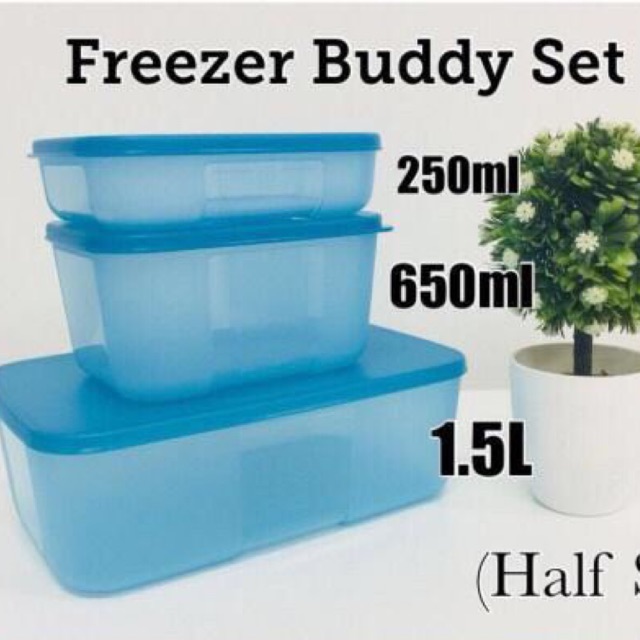 Tupperware Freezer Buddy Set (3pcs) | Shopee Malaysia