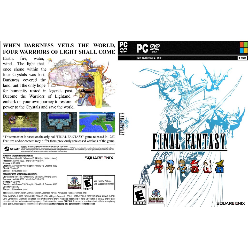 (PC DVD) FINAL FANTASY Anthology | Shopee Malaysia