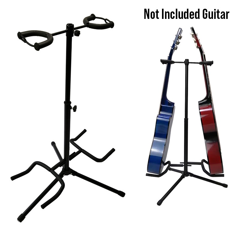Ship from KL🚚 Adjustable Height Double / Triple Guitar Stand Acoustic ...