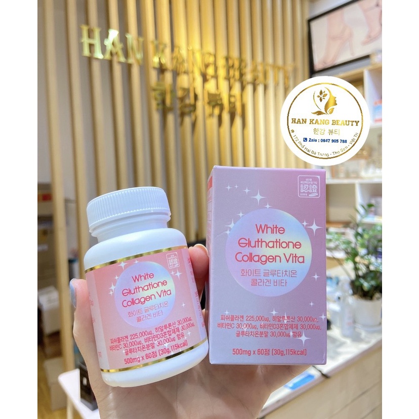 White Glutathione Collagen Vita Synthetic Skin Whitening Oral Tablet ...