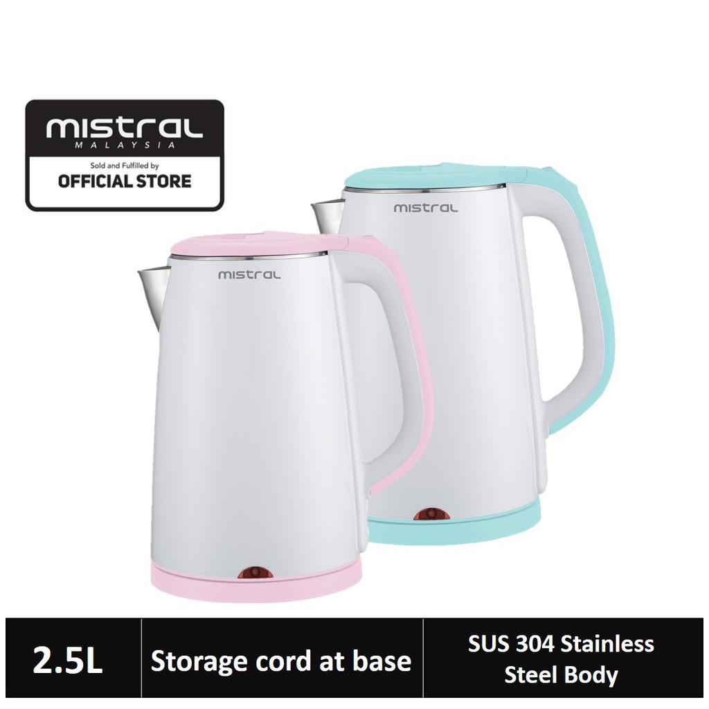 Mistral Electric Kettle MEK855 (Cool Touch) | Shopee Malaysia