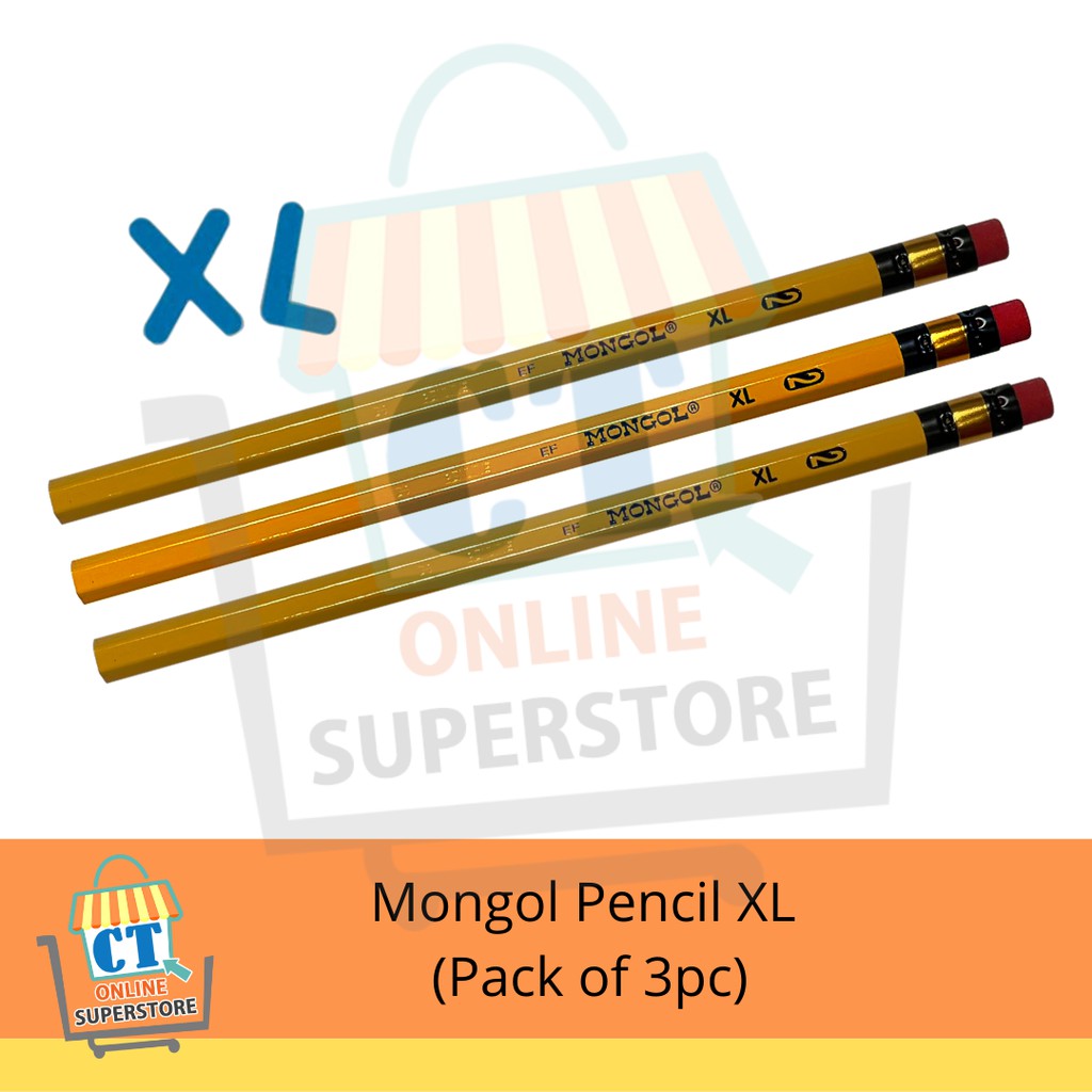 Mongol Pencil XL JUMBO (Pack 0f 3pc) | Shopee Malaysia