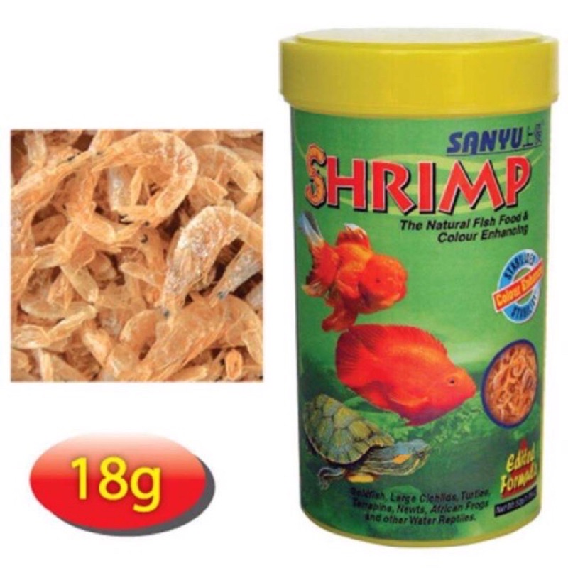 Sanyu Shrimp 18g Tropical Fish Guppy Discus Red Parrot Flowerhorn ...