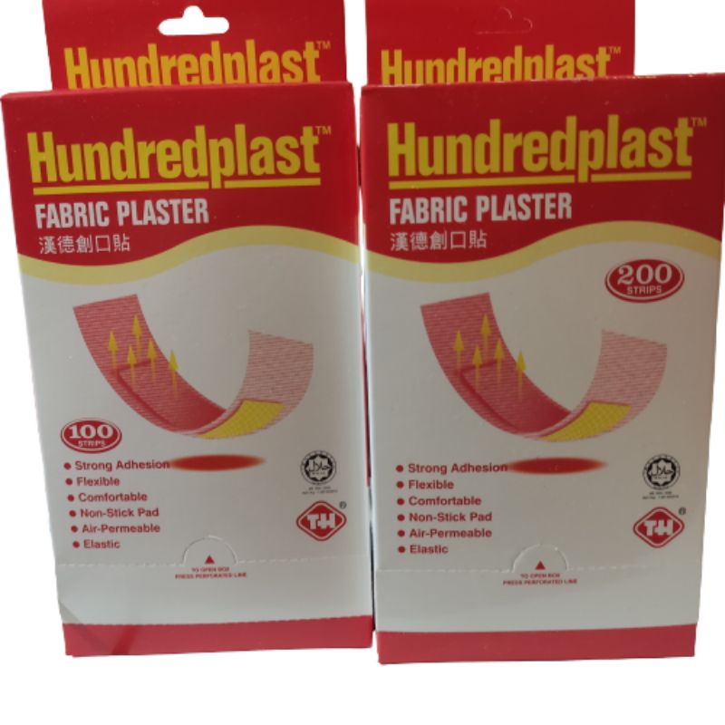 HUNDREDPLAST FABRIC PLASTER 100's/200's | Shopee Malaysia