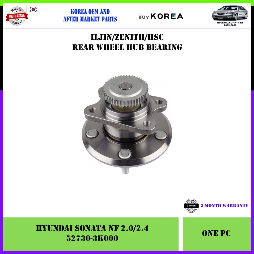 Hyundai Sonata NF Rear Korea Aftermarket Wheel Hub Bearing 1pc (52730 ...