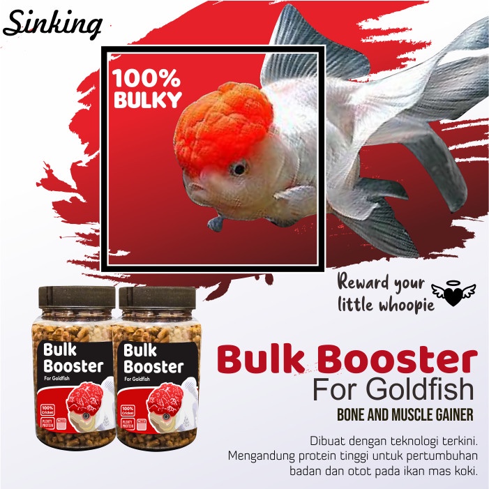 Chef's Goldfish Food Pellet Feed Bulk Booster Cricket 100gr | Shopee ...