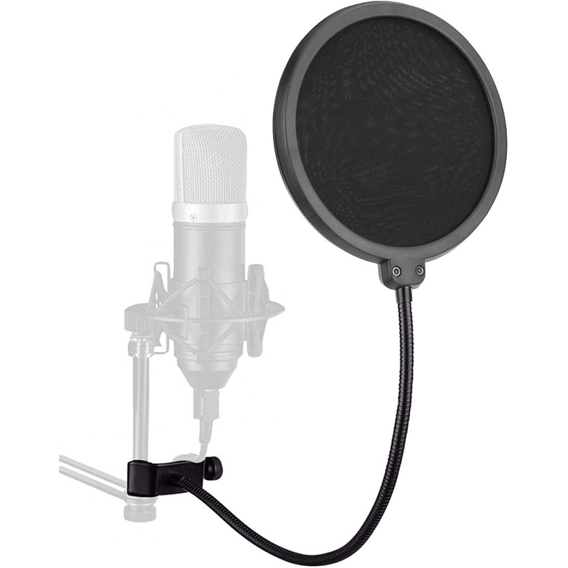MPF-6 Clamp On Microphone Pop Bilayer Spray Guard | Shopee Malaysia