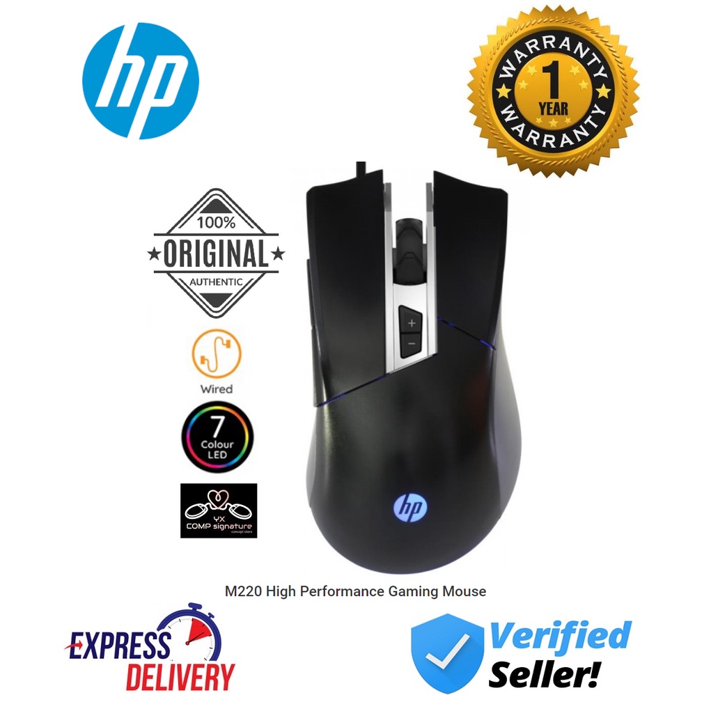 HP M220 High Performance Gaming Mouse | Shopee Malaysia