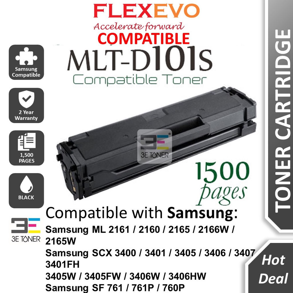 Compatible Samsung 101 101S 101L MLT-D101S MLT101 MLTD101 MLTD101S ...