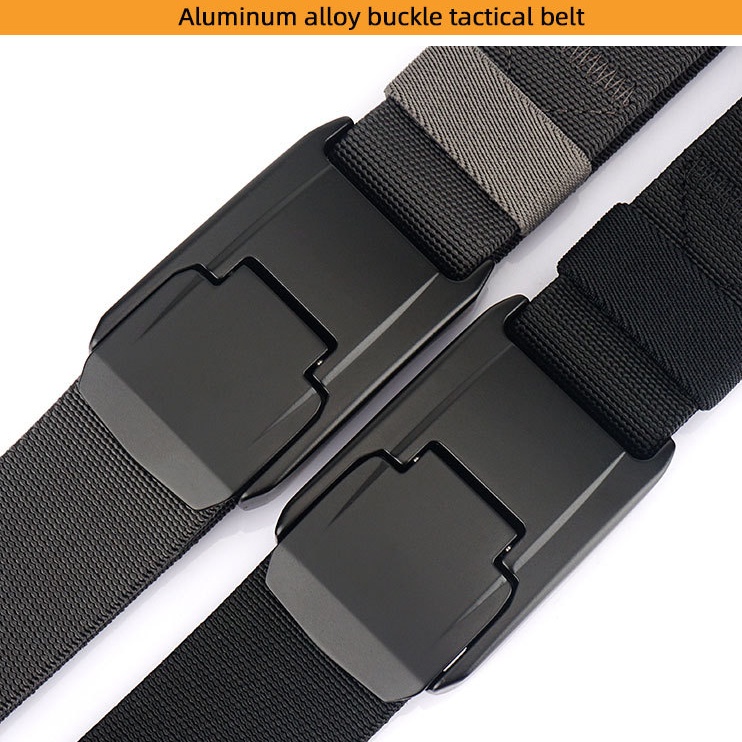 Men's Belt Tactical Belt Heavy Duty Webbing Belt Adjustable Military ...