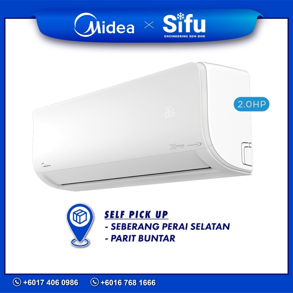 Midea Xtreme Save 2.0HP R32 | Inverter | AirCond | MSXS-19CRDN8 | Shopee Malaysia