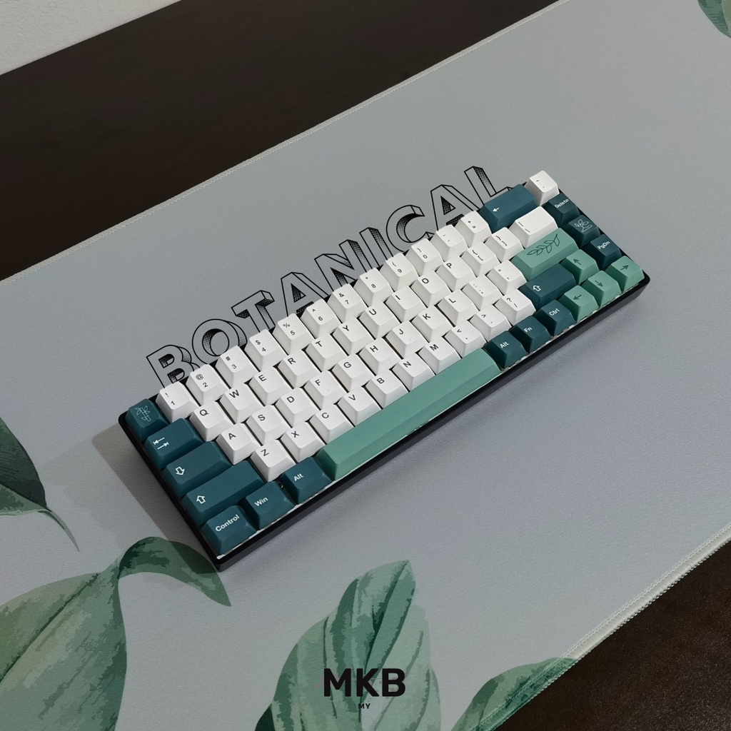 MKB DK68 Full Build Tri-Mode RGB Custom Mechanical Keyboard - Botanical ...