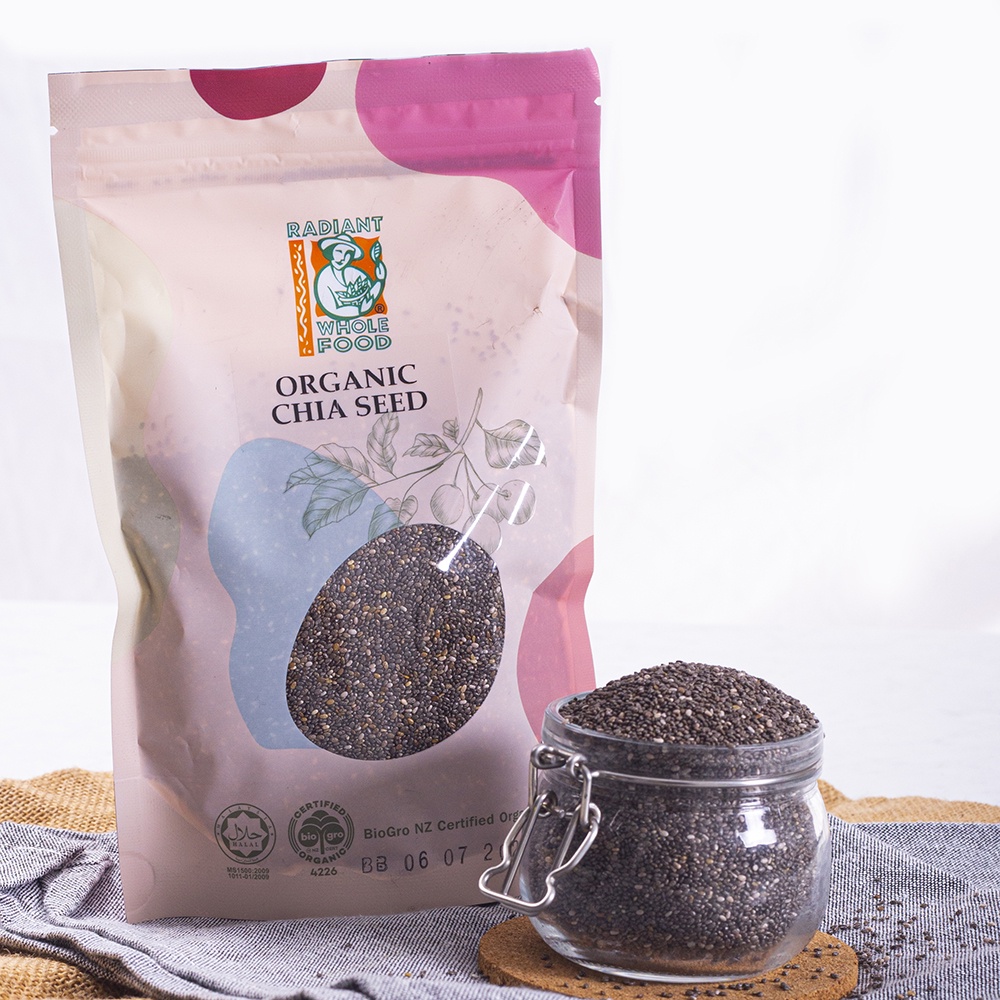 Radiant Organic Chia Seed Halal (200g) | Shopee Malaysia