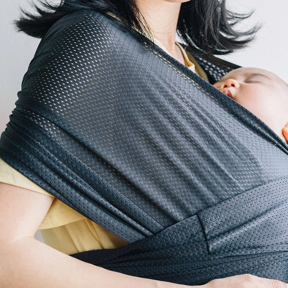 Baby Carrier Newborn Carrier Sling Easy to Wear Hands Free Baby Wrap ...