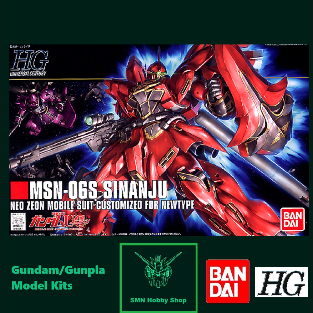 HG 1/144 MSN-06S Sinanju Gundam HGUC [116] (Bandai) | Shopee Malaysia