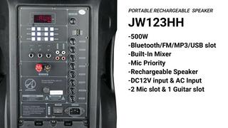 Ampaudio Portable 12/15 Inch Bluetooth Portable Speaker With 2 Wireless ...