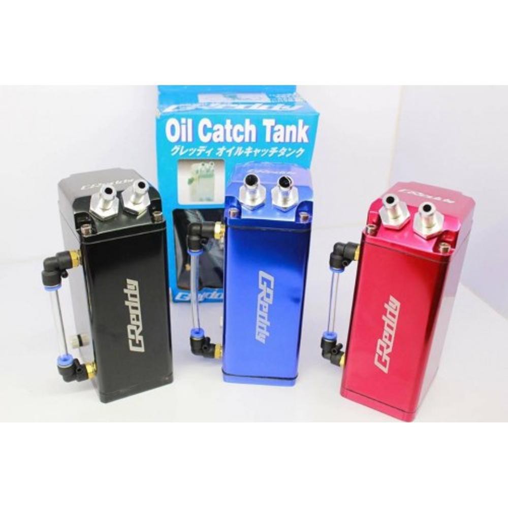 Greddy oil catch tank Universal Aluminum Alloy Reservoir Oil Catch Tank ...
