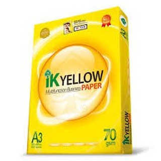 IK Yellow A3 Paper 500 Sheets 70Gsm / Kertas A3 / Kertas Photostat ...