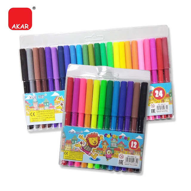 Pen Warna / Pen Magik – 12 / 24 Warna (1 Pek) | Colour Pen / Magic ...