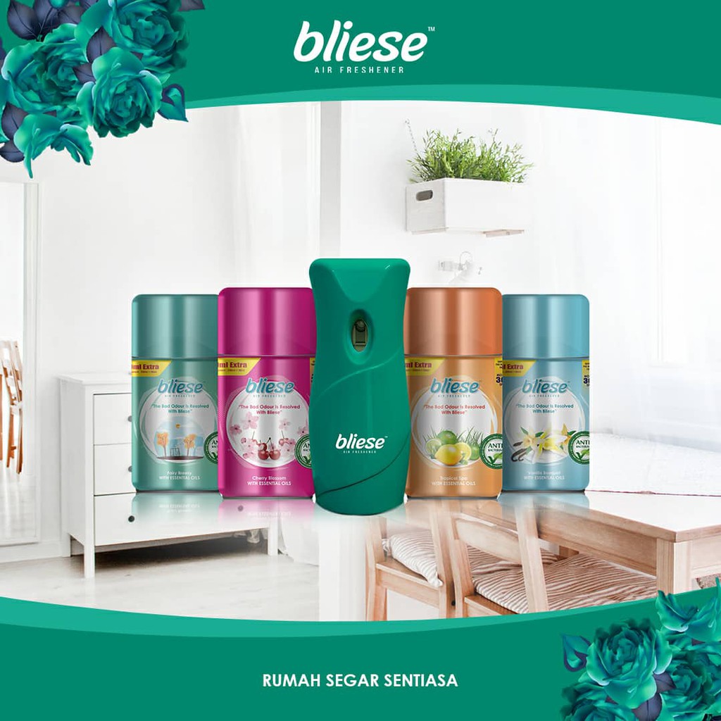 💯 ORIGINAL BLIESE SET BLIESEMATIC PEWANGI RUMAH AUTO | Shopee Malaysia