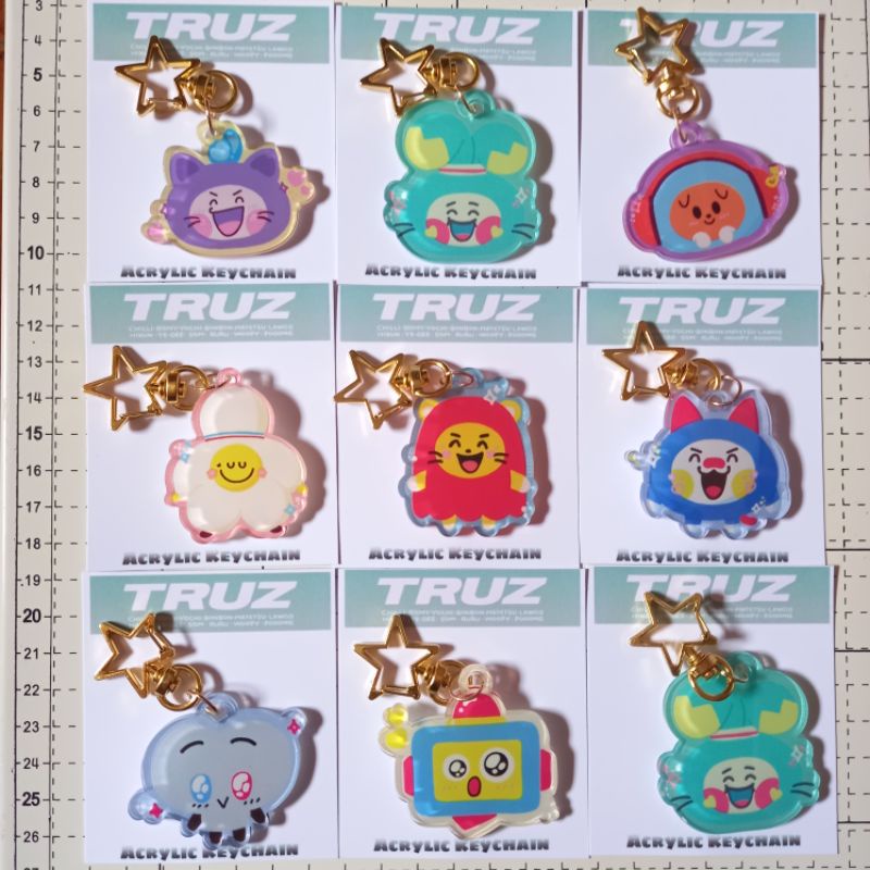 Truz Keychain Treasure Acrylic keyring | Shopee Malaysia