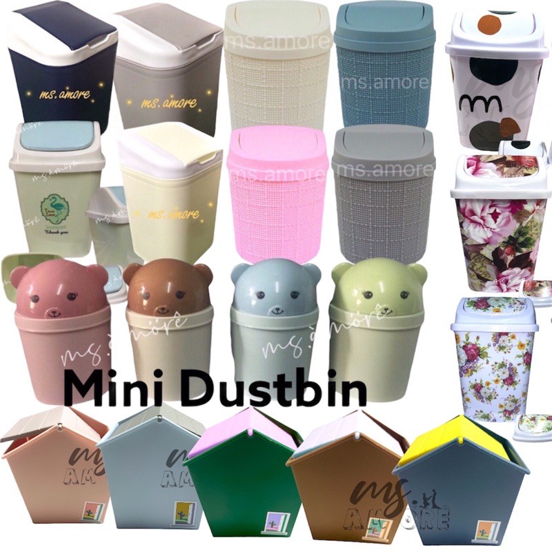 🧿Ready Stock🧿 Desktop Dustbin Table Tong Sampah Meja Kecil Pejabat ...