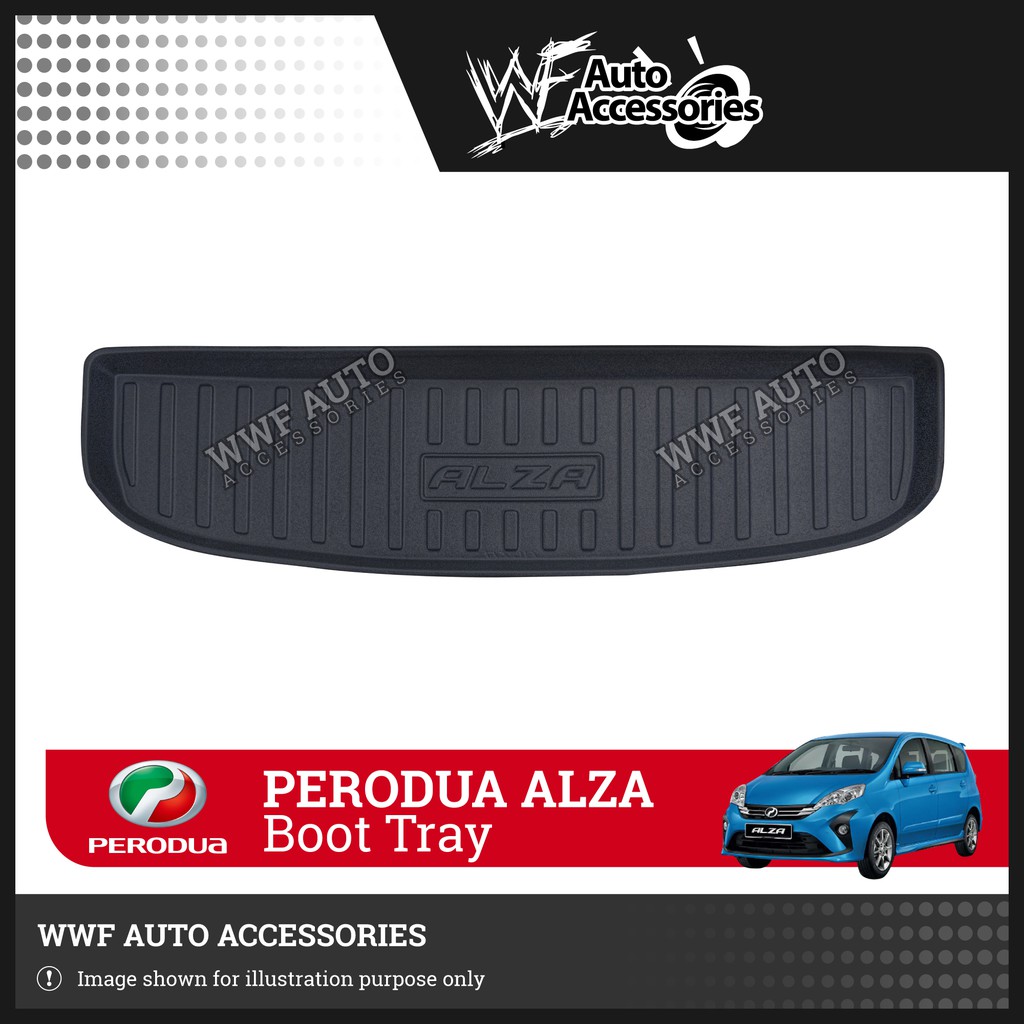 Perodua Alza 2010 to 2021 Rear Trunk Cargo Car Boot Tray | Shopee Malaysia