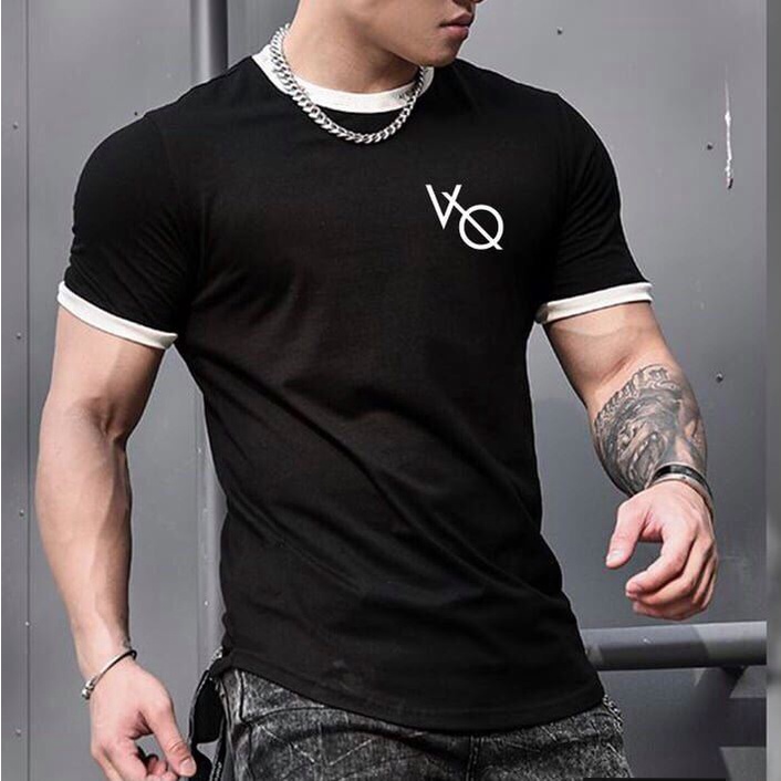 Men's LONGTEE GYM Shirt Hugging Male BODY Tin- Hugging BODY | Shopee ...