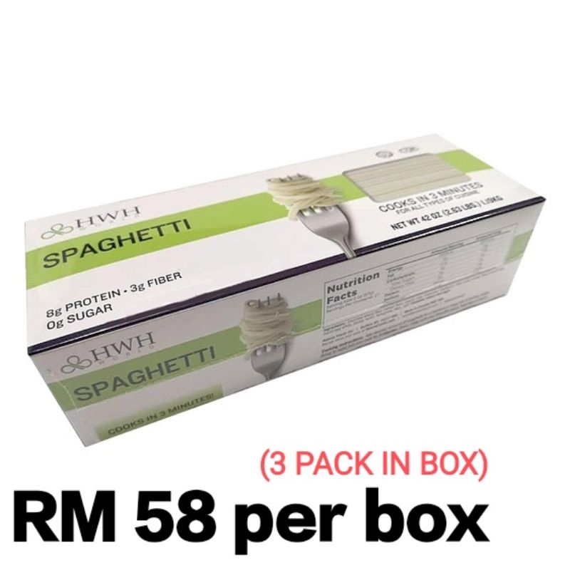 Low GI Spaghetti HWH (Sugar free Cholesterol Free Healthy Noodle (1Box ...