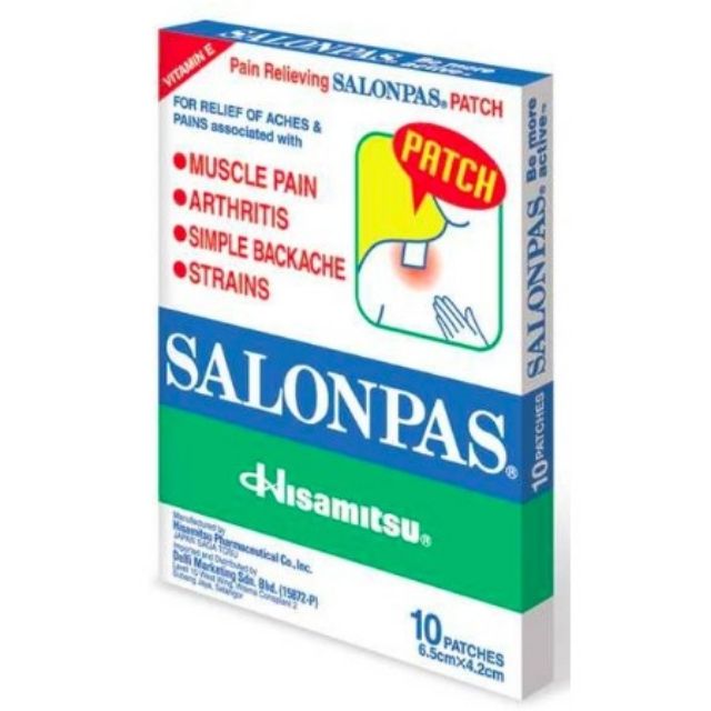 Salonpas plaster 10s (muscle pain) | Shopee Malaysia