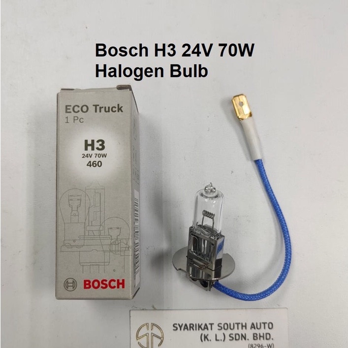 H3 24V 70W Halogen Bulb Bosch PK22s 1987302861 Light Bulb Eco Truck Fog ...